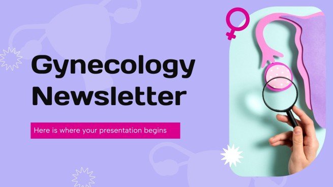 Gynecology Newsletter | Google Slides & PPT
