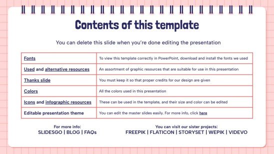 Math Grid Notebook for High School | Google Slides & PPT