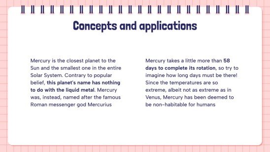 Math Grid Notebook for High School | Google Slides & PPT