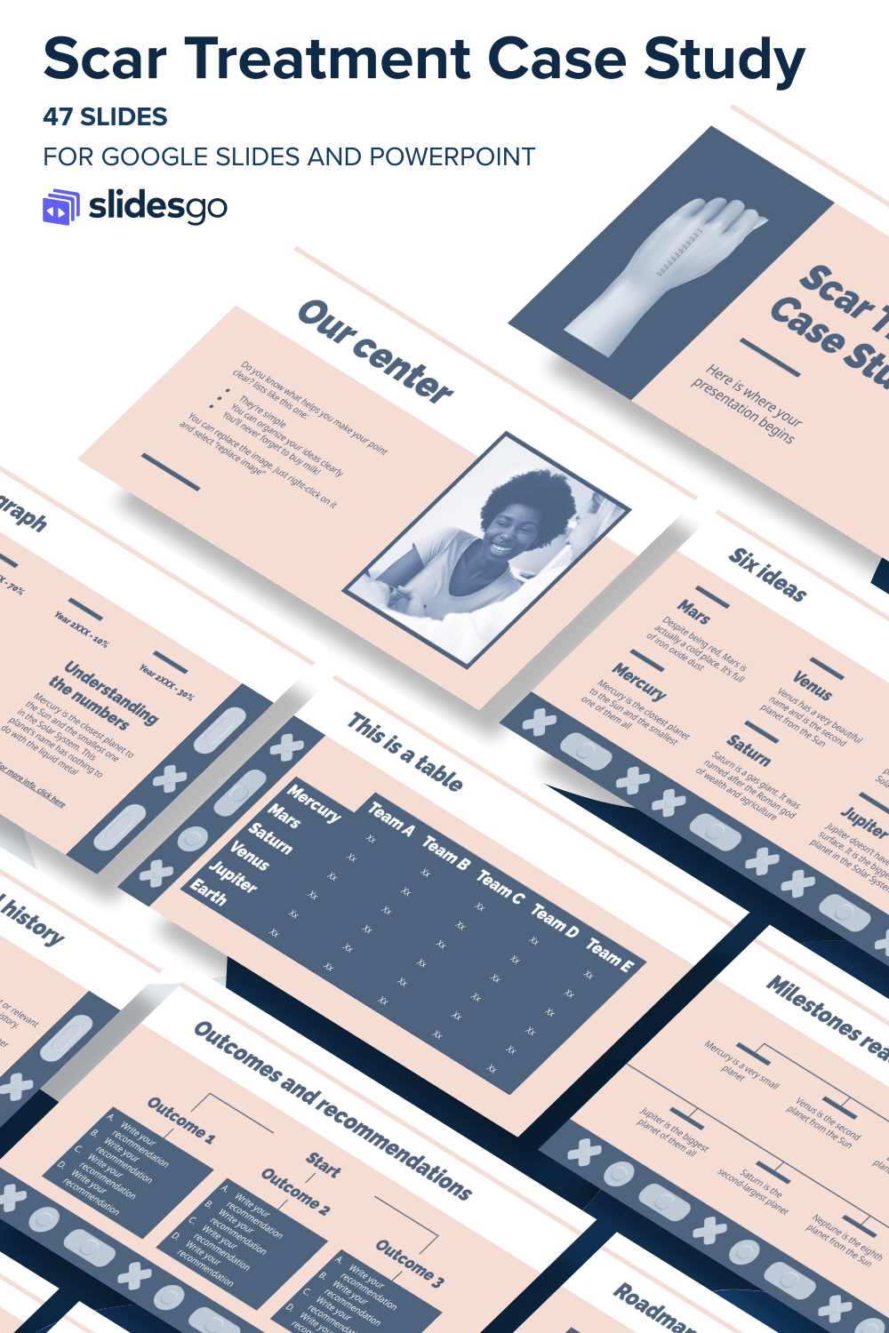 Scar Treatment Case Study | Google Slides & PowerPoint