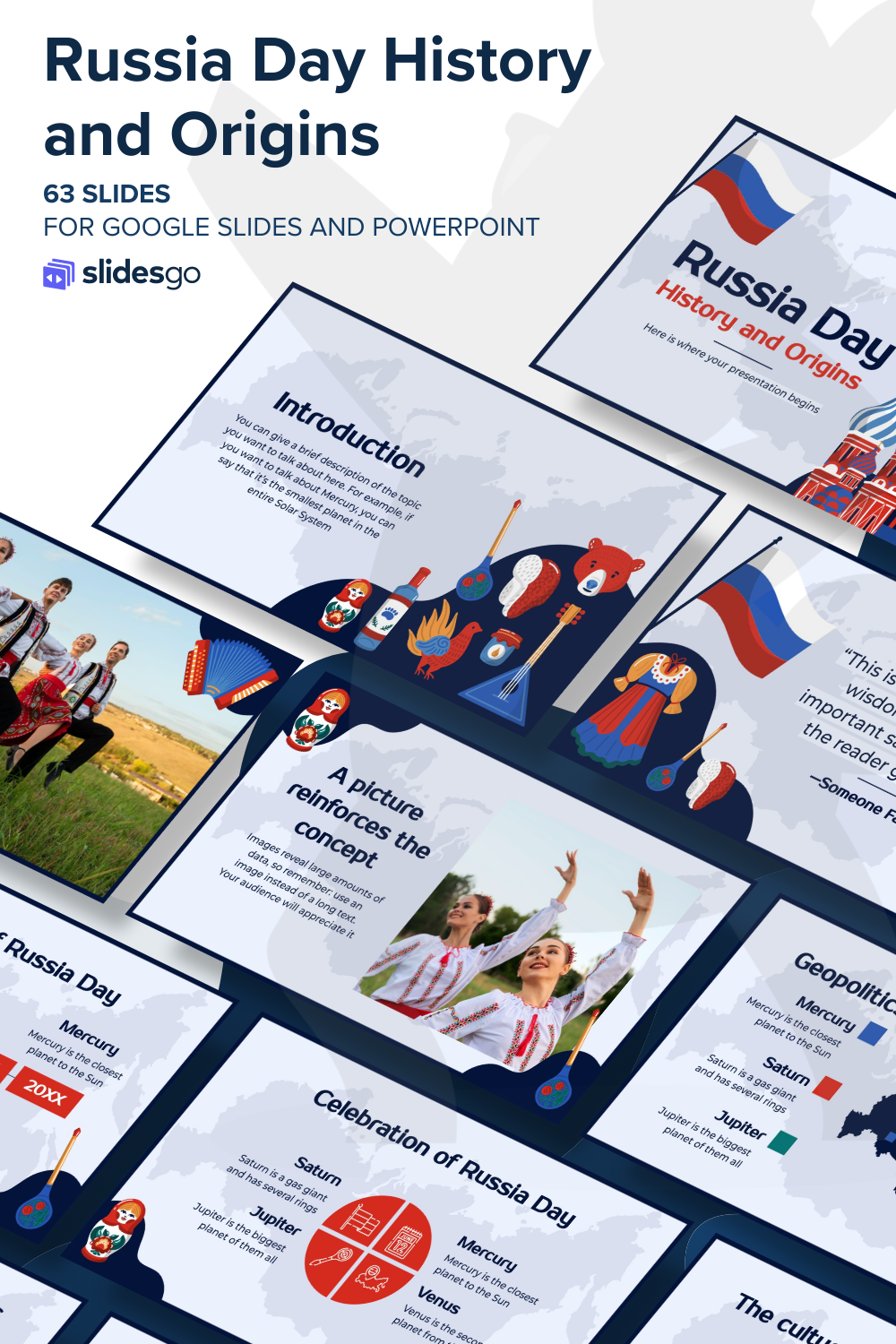 Russia Day History and Origins | Google Slides & PPT