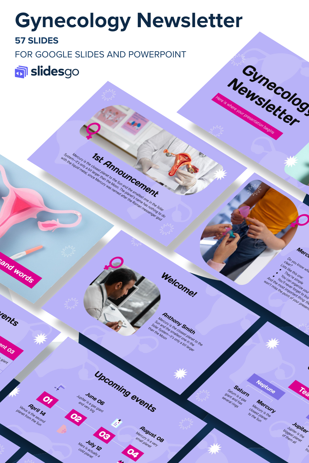 Gynecology Newsletter | Google Slides & PPT