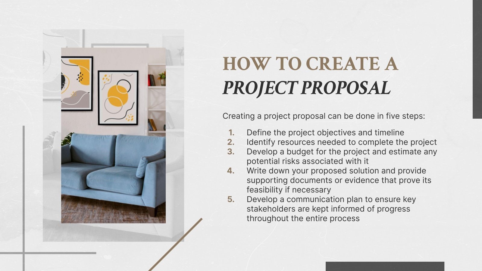 Interior Architecture Renovation Project Proposal