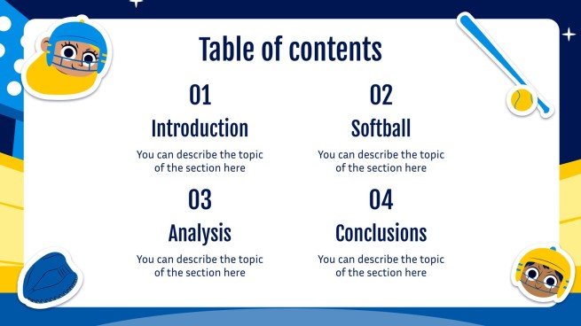 Practice Softball with Your Family | Google Slides & PPT