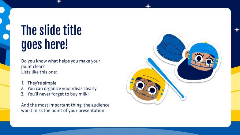 Practice Softball with Your Family | Google Slides & PPT