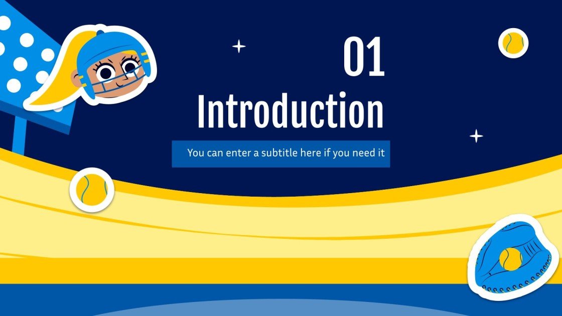 Practice Softball with Your Family | Google Slides & PPT