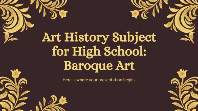 Art History for High School: Baroque Art | Google Slides