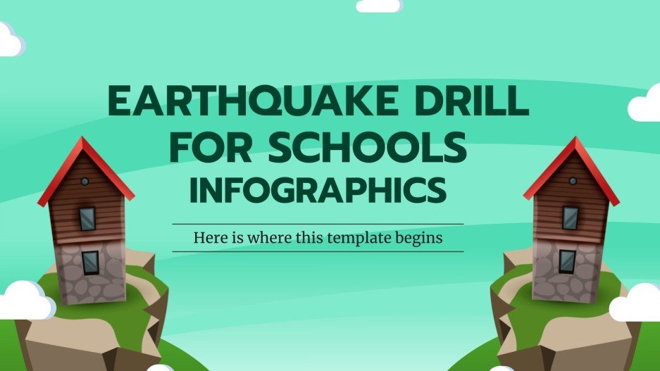 Earthquake Drill for Schools Infographics | Google Slides