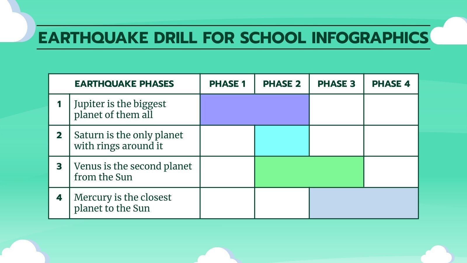 Earthquake Drill for Schools Infographics | Google Slides