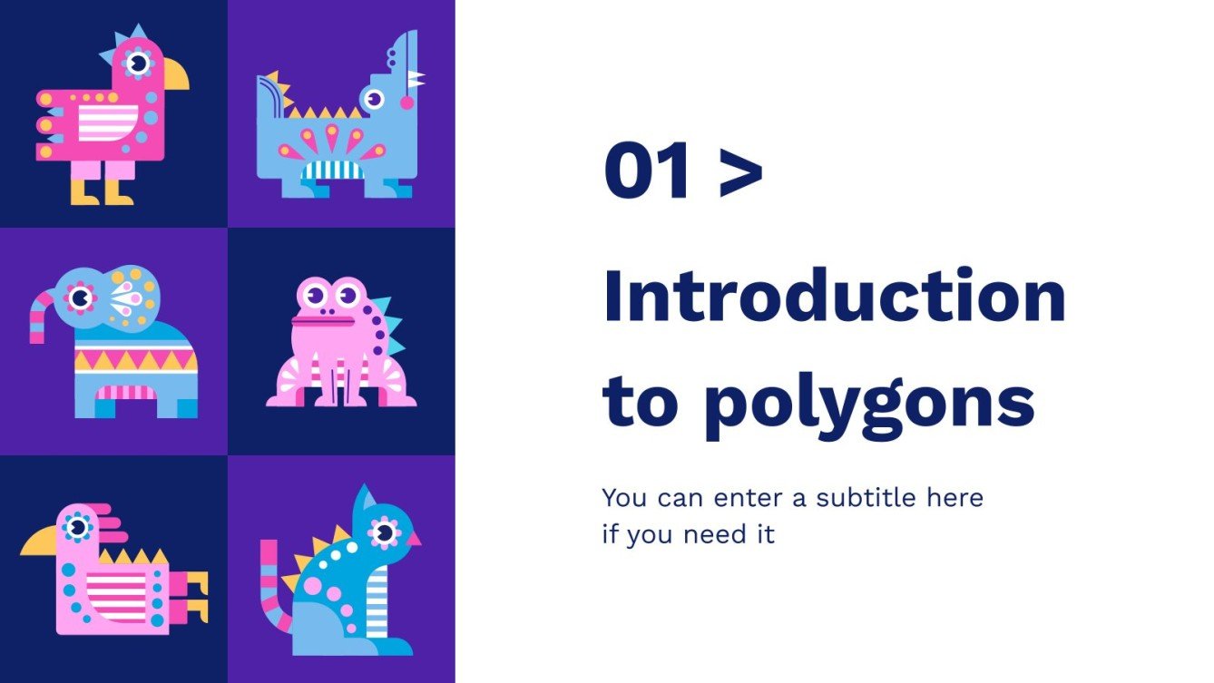 Maths for Middle School: Polygons | Google Slides & PPT