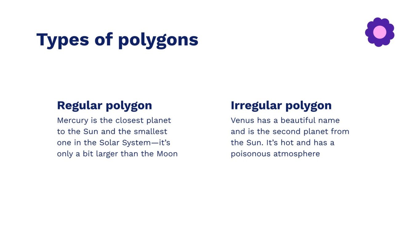 Maths for Middle School: Polygons | Google Slides & PPT