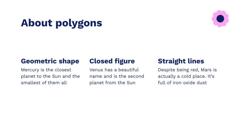 Maths for Middle School: Polygons | Google Slides & PPT