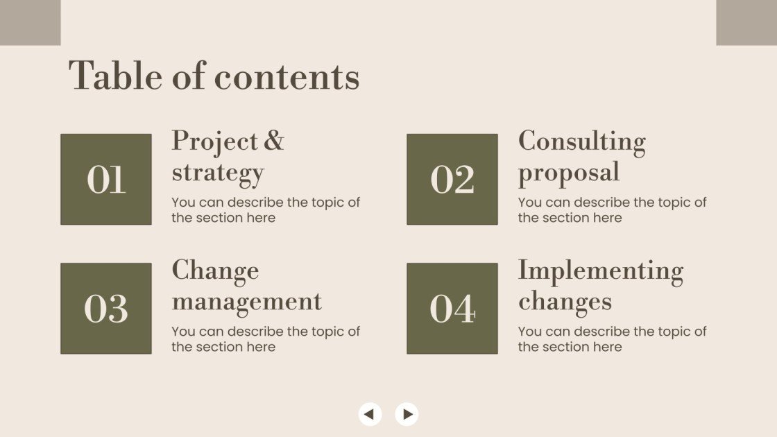 Animated and Interactive Consulting | Google Slides & PPT