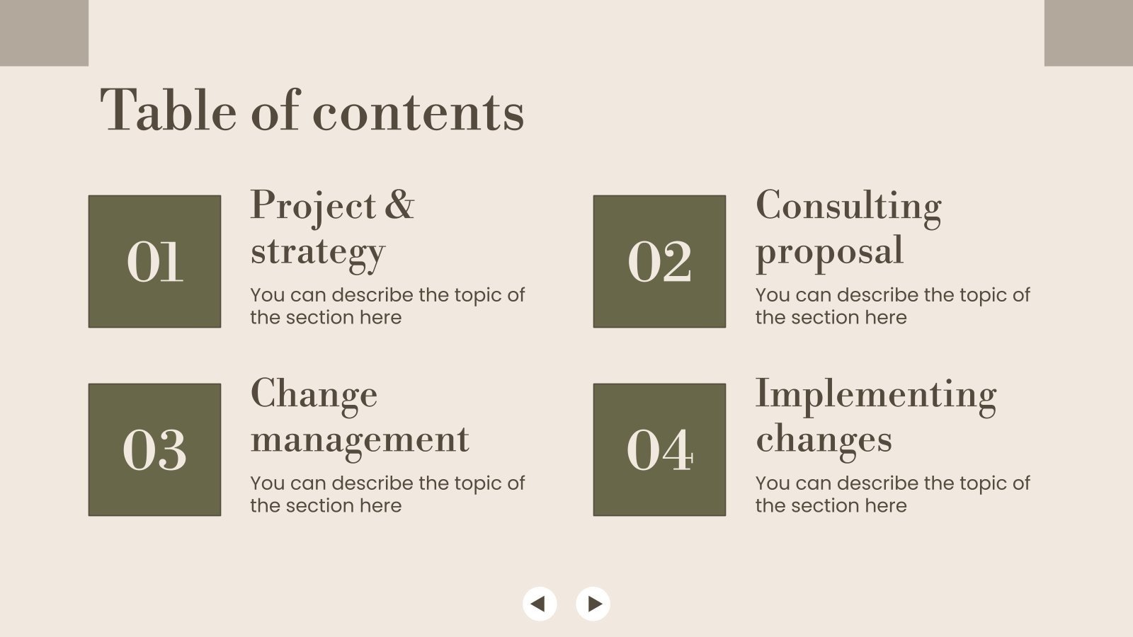 Animated and Interactive Consulting | Google Slides & PPT