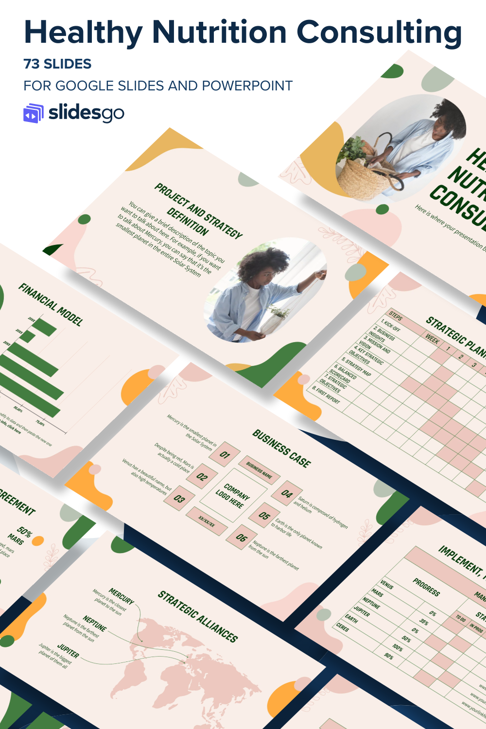 Healthy Nutrition Consulting | Google Slides & PowerPoint