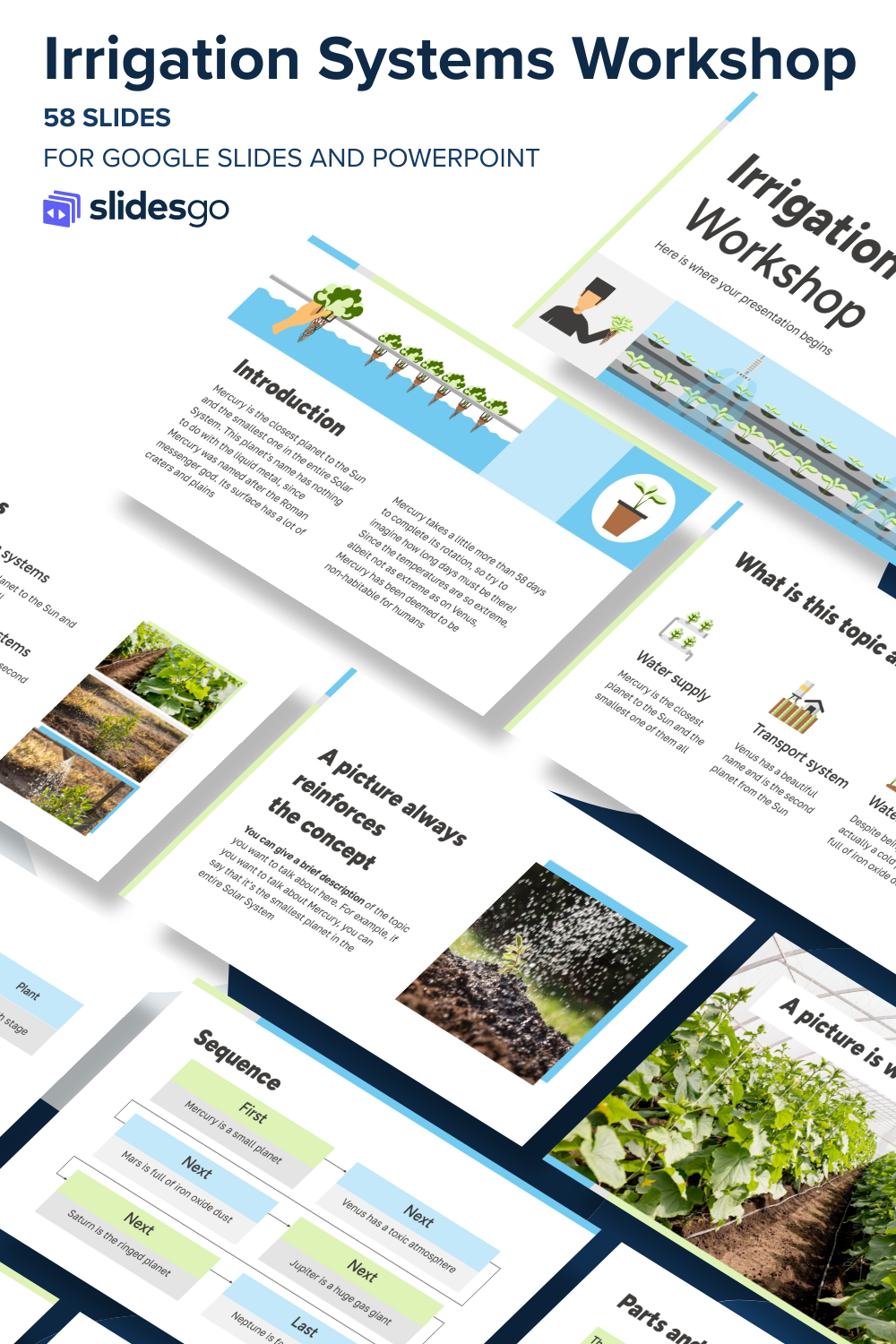 Irrigation Systems Workshop | Google Slides & PowerPoint