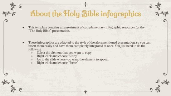 The Holy Bible Infographics | Google Slides & PowerPoint