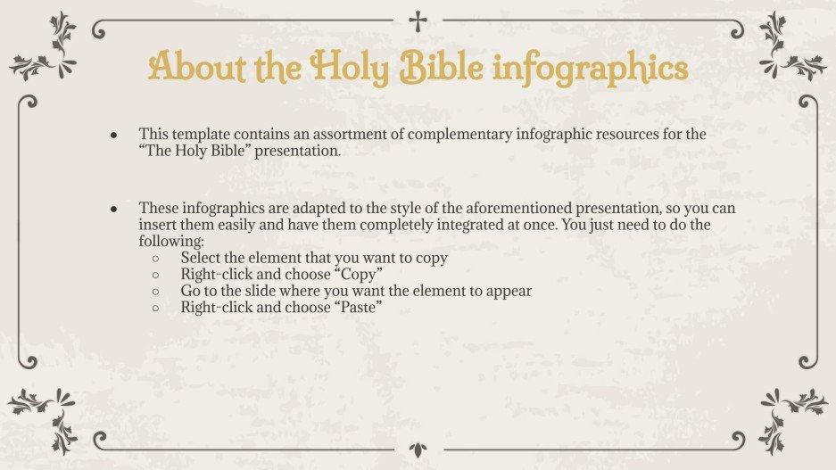 The Holy Bible Infographics | Google Slides & PowerPoint
