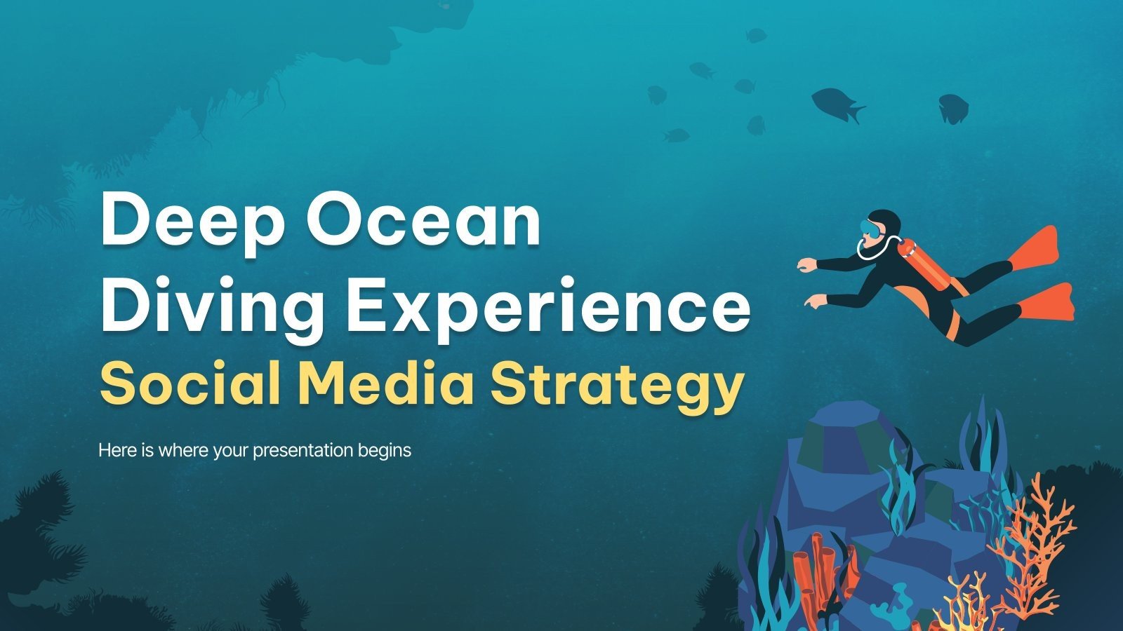 Deep Ocean Diving Experience Social Media Strategy