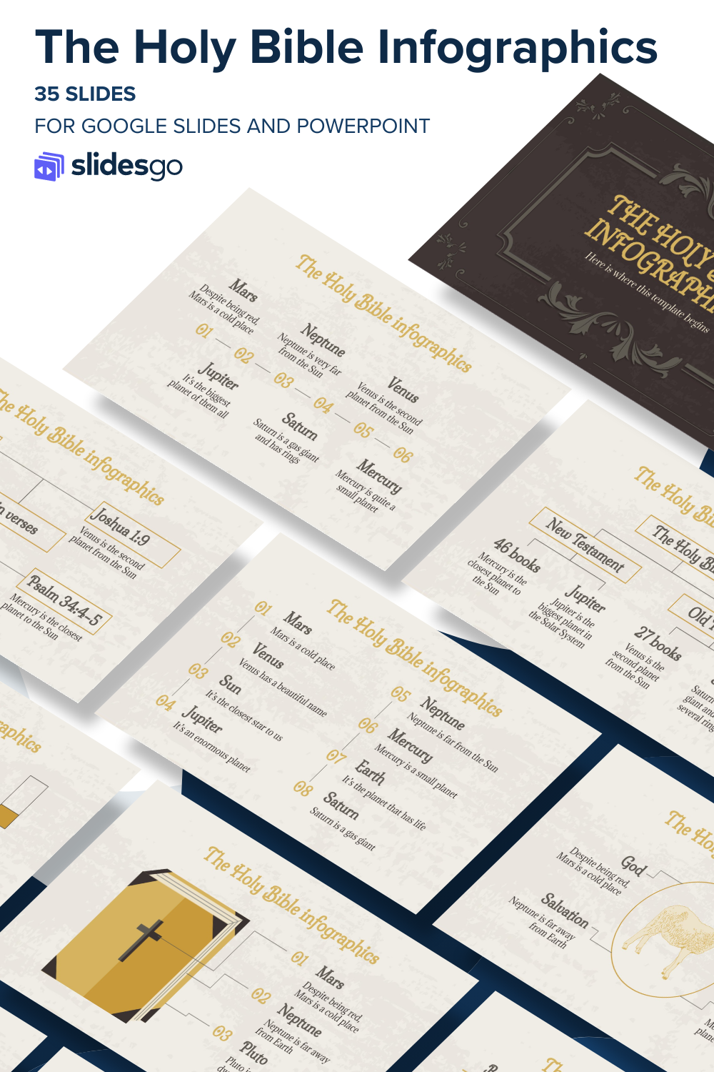 The Holy Bible Infographics | Google Slides & PowerPoint