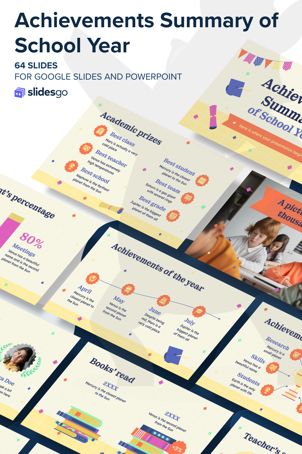 Achievements Summary of School Year | Google Slides & PPT