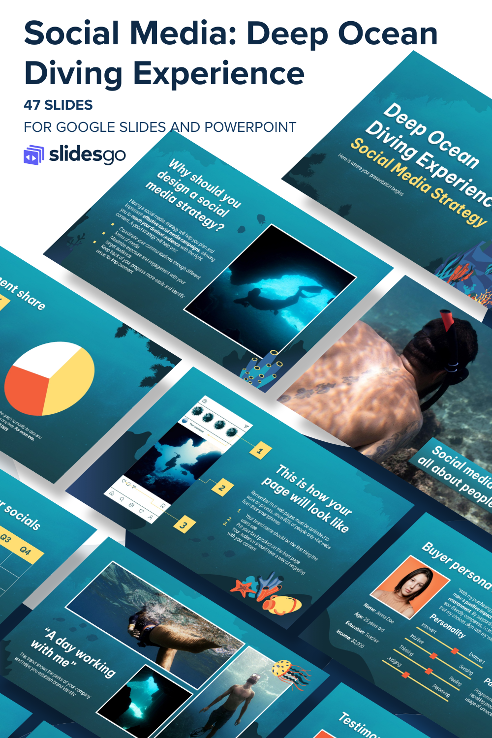 Deep Ocean Diving Experience Social Media Strategy