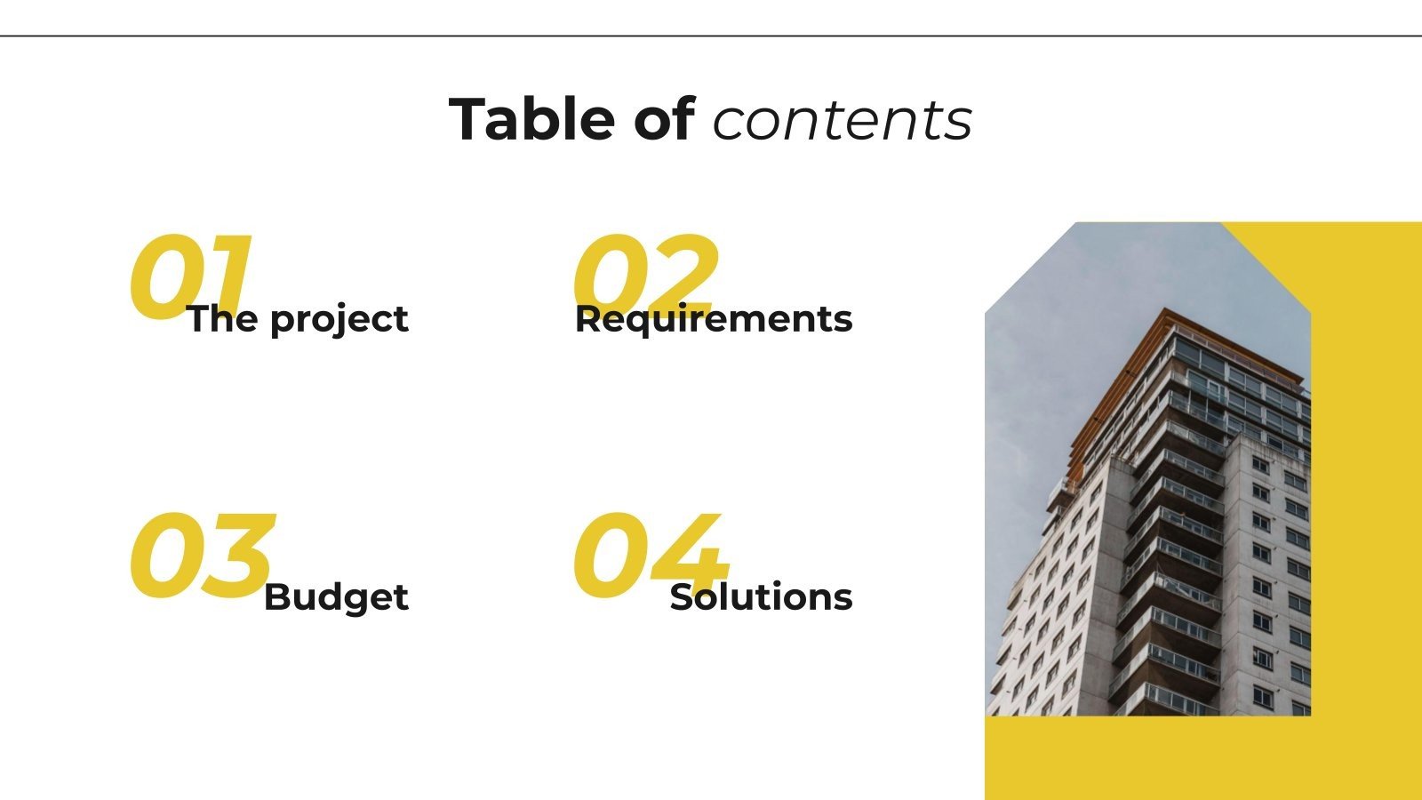 Smart Buildings Construction Project Proposal