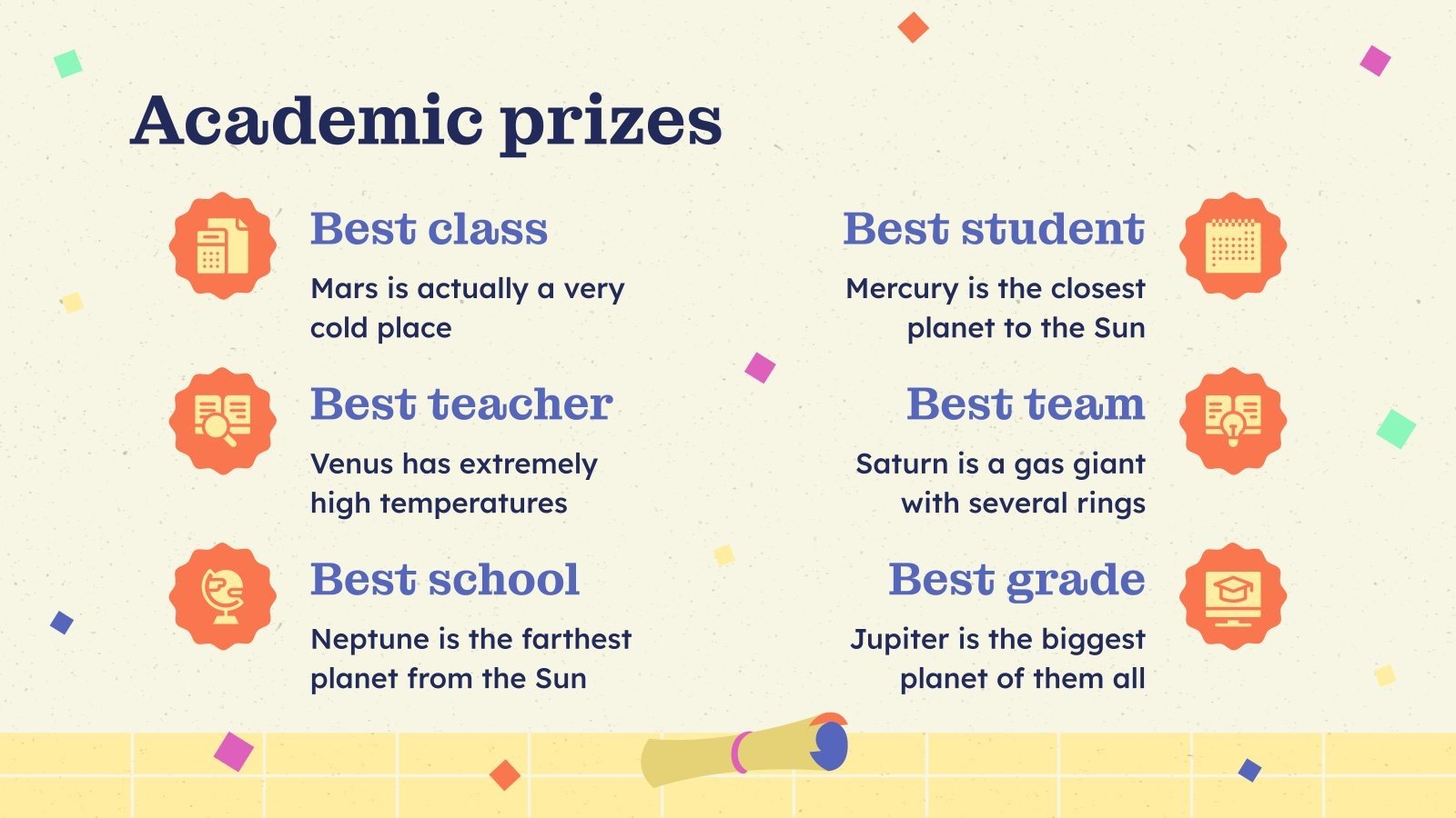 Achievements Summary of School Year | Google Slides & PPT