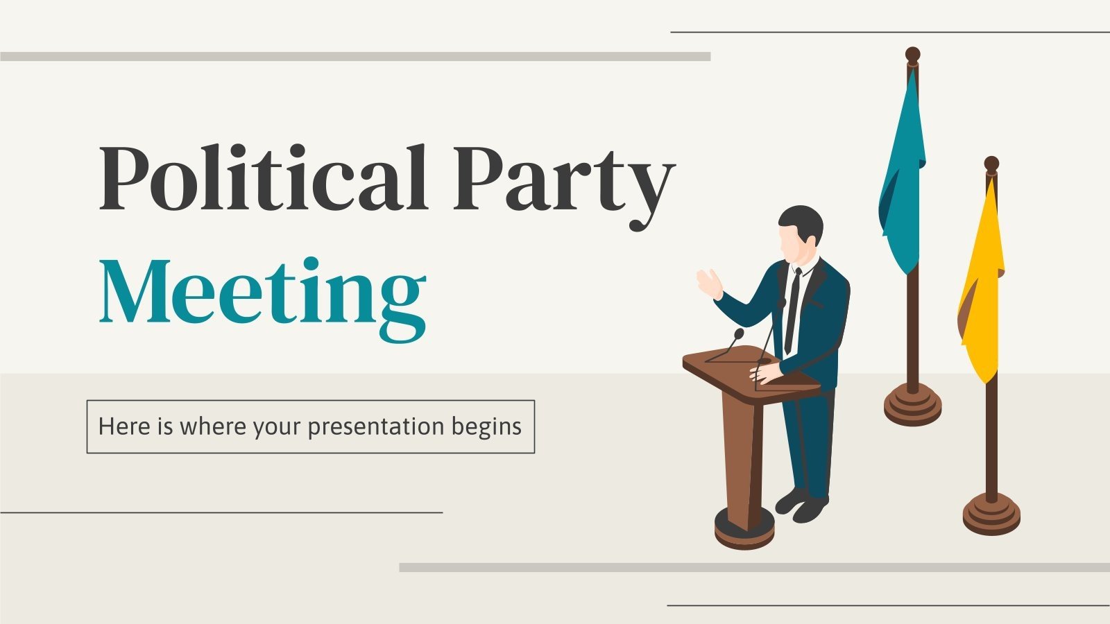 Political Party Meeting | Google Slides and PowerPoint