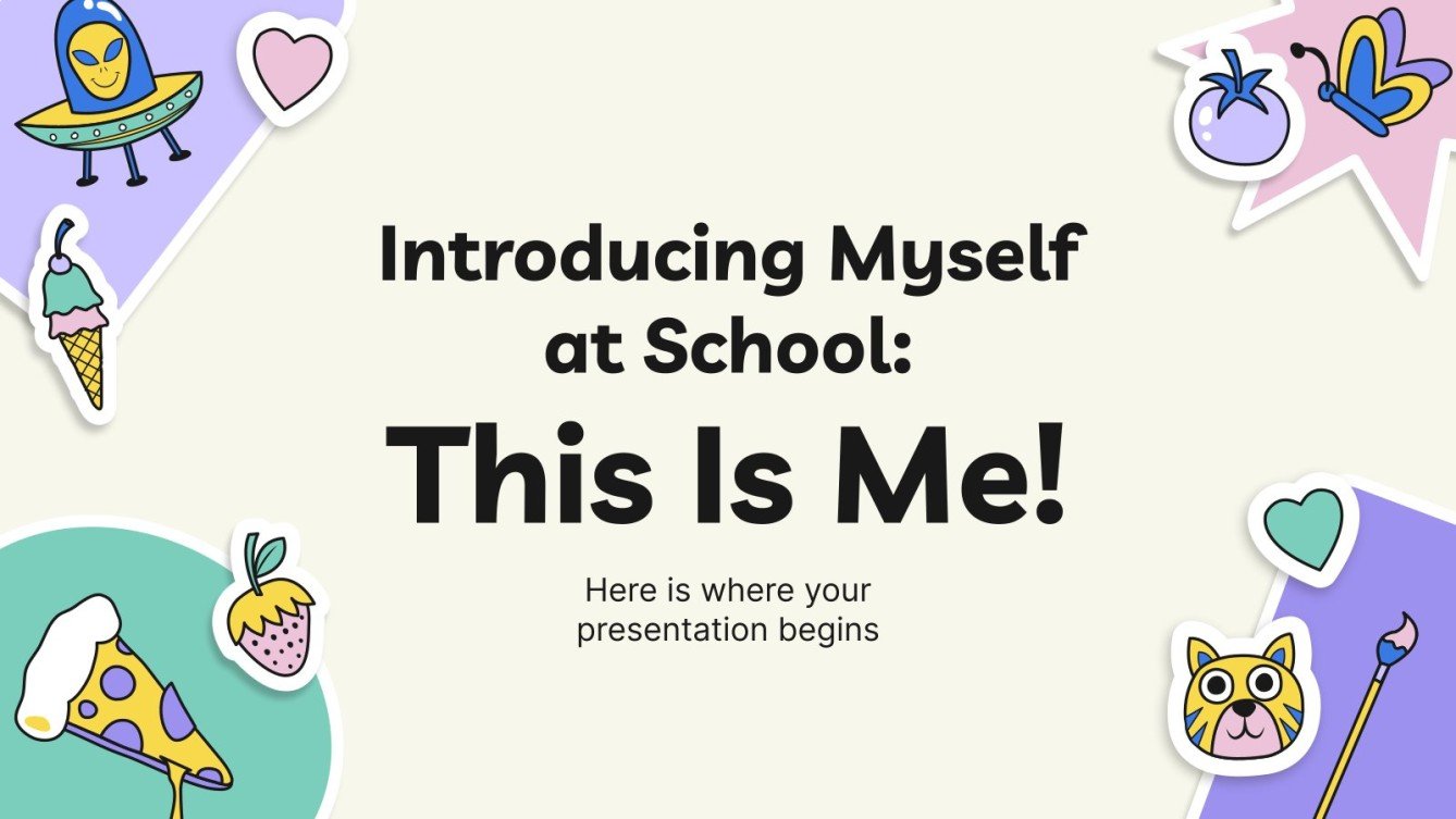 Introducing Myself at School: This is me! | Google Slides