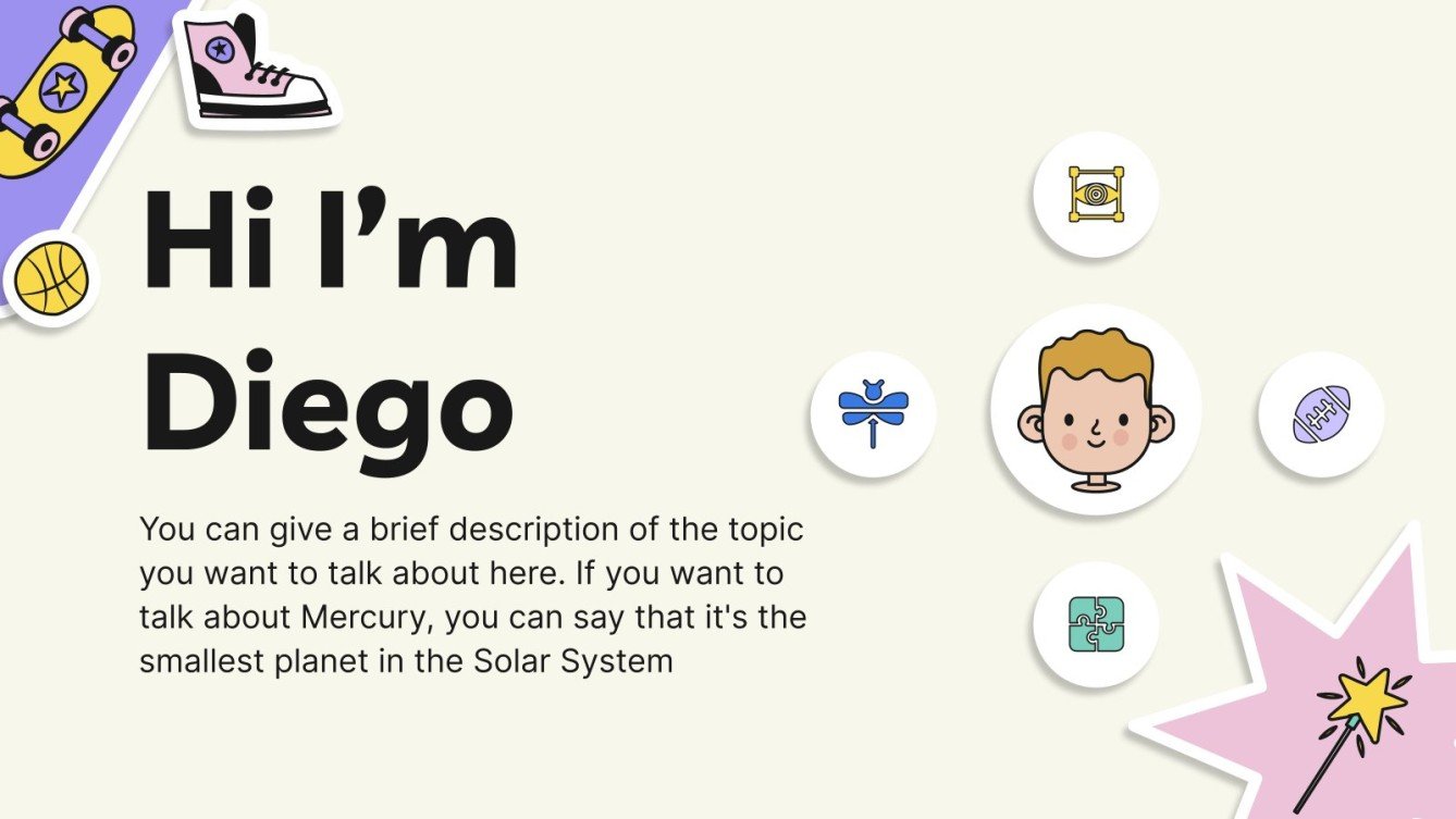 Introducing Myself at School: This is me! | Google Slides