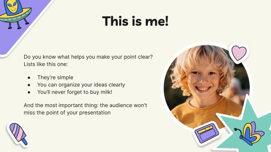 Introducing Myself at School: This is me! | Google Slides
