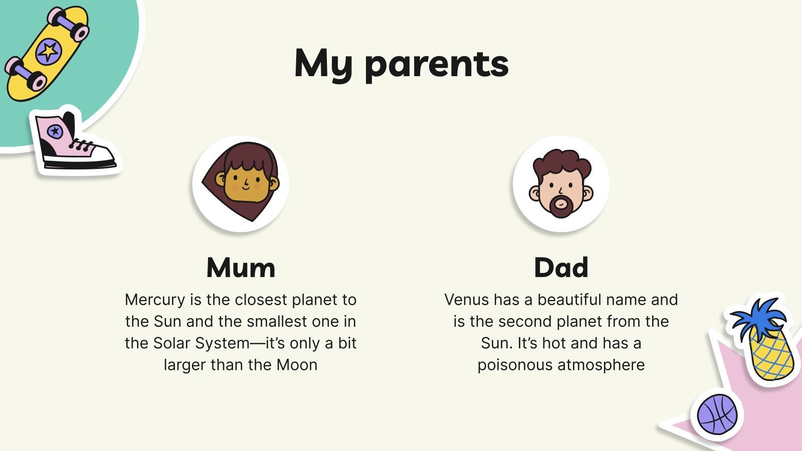 Introducing Myself at School: This is me! | Google Slides