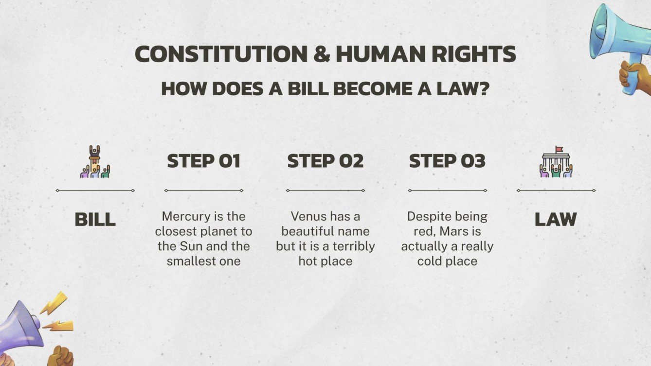Social Studies: Constitution & Human Rights Infographics
