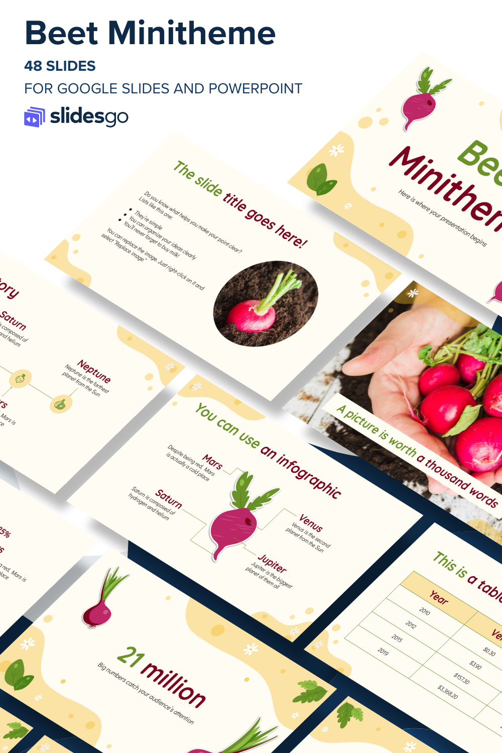 Beet Minitheme | Google Slides & PowerPoint template