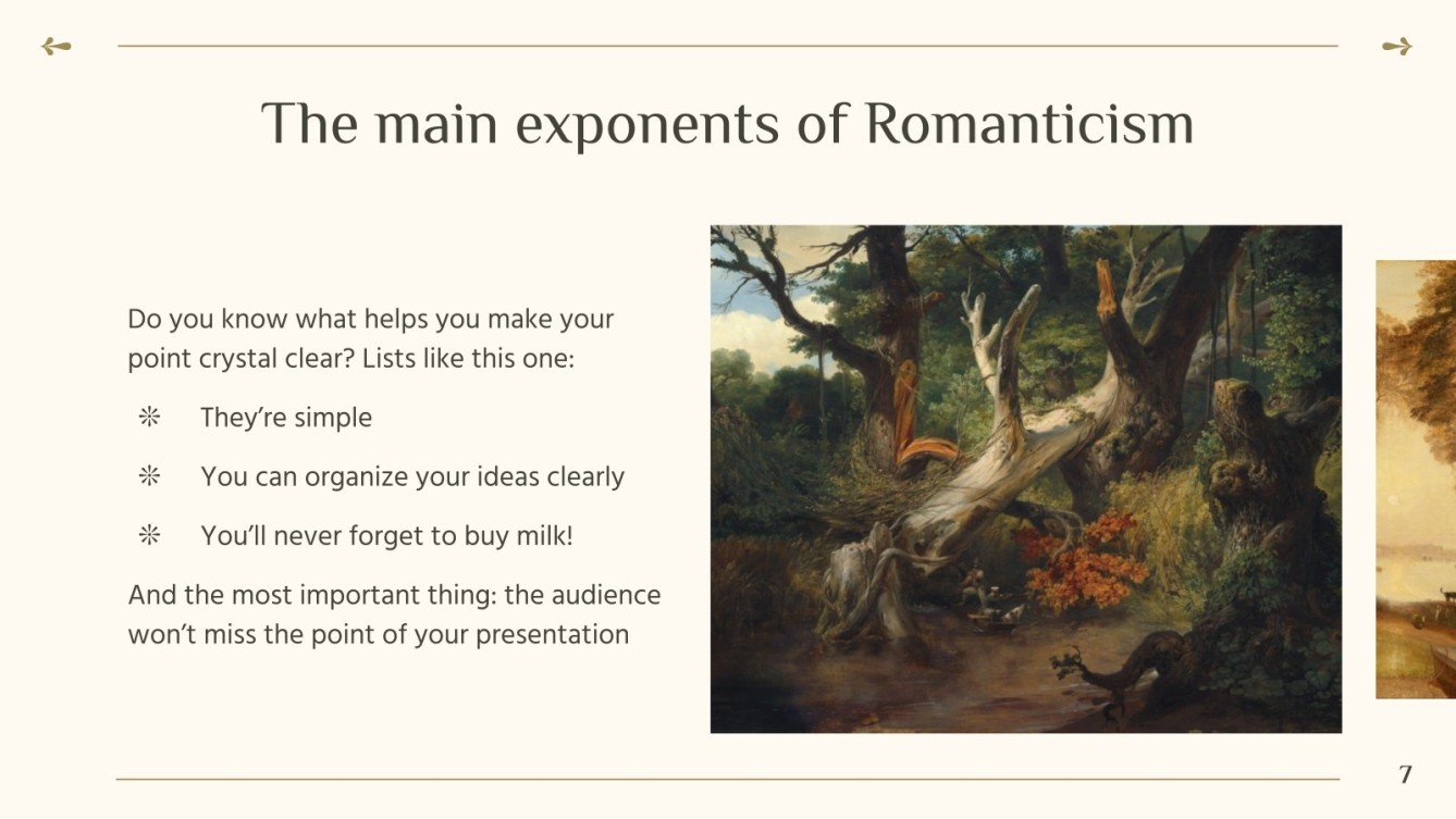 Arts Subject for High School: Romanticism | Google Slides