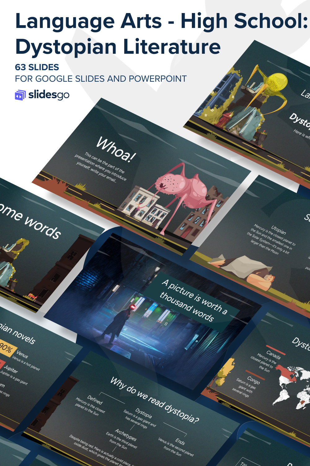 Language Arts Subject for High School: Dystopian Literature