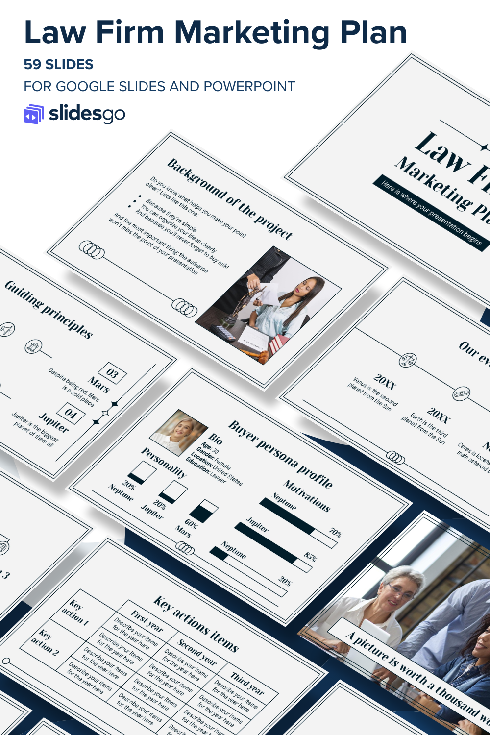 Law Firm Marketing Plan | Google Slides & PowerPoint