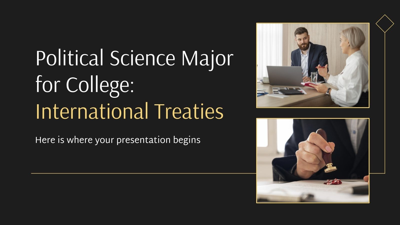 Political Science related templates for Google Slides and PPT