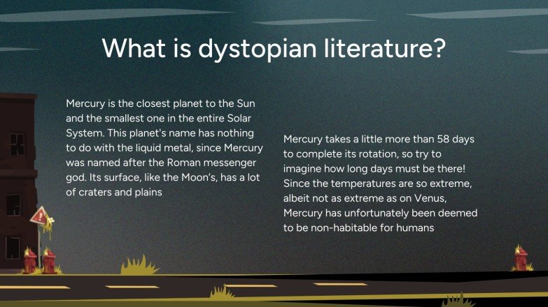 Language Arts Subject for High School: Dystopian Literature