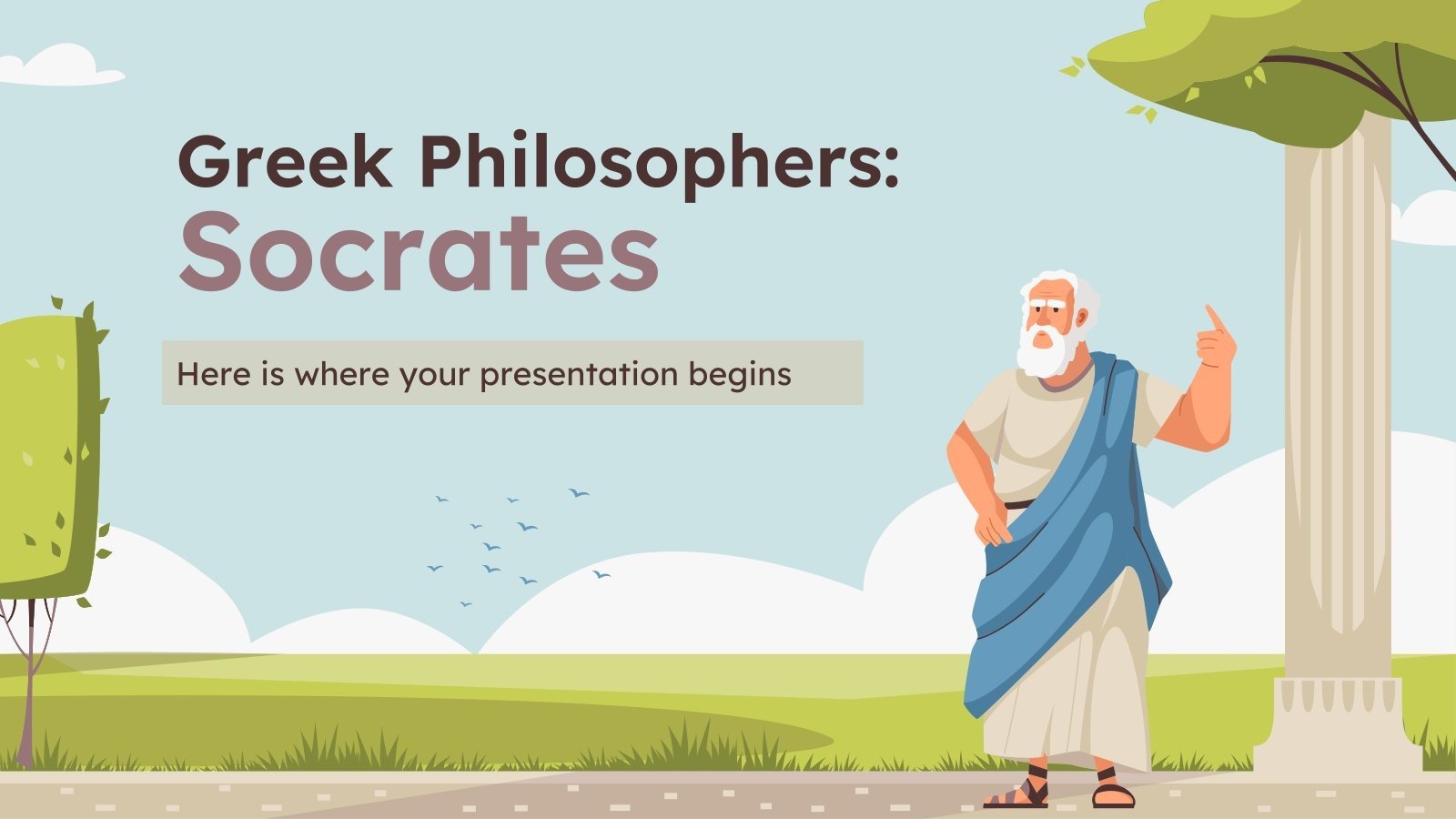 Plantillas gratuitas de Google Slides y PPT sobre filosofía