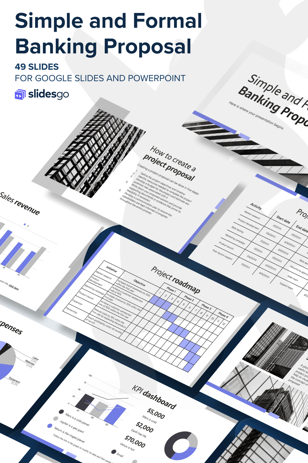 Simple and Formal Banking Proposal | Google Slides