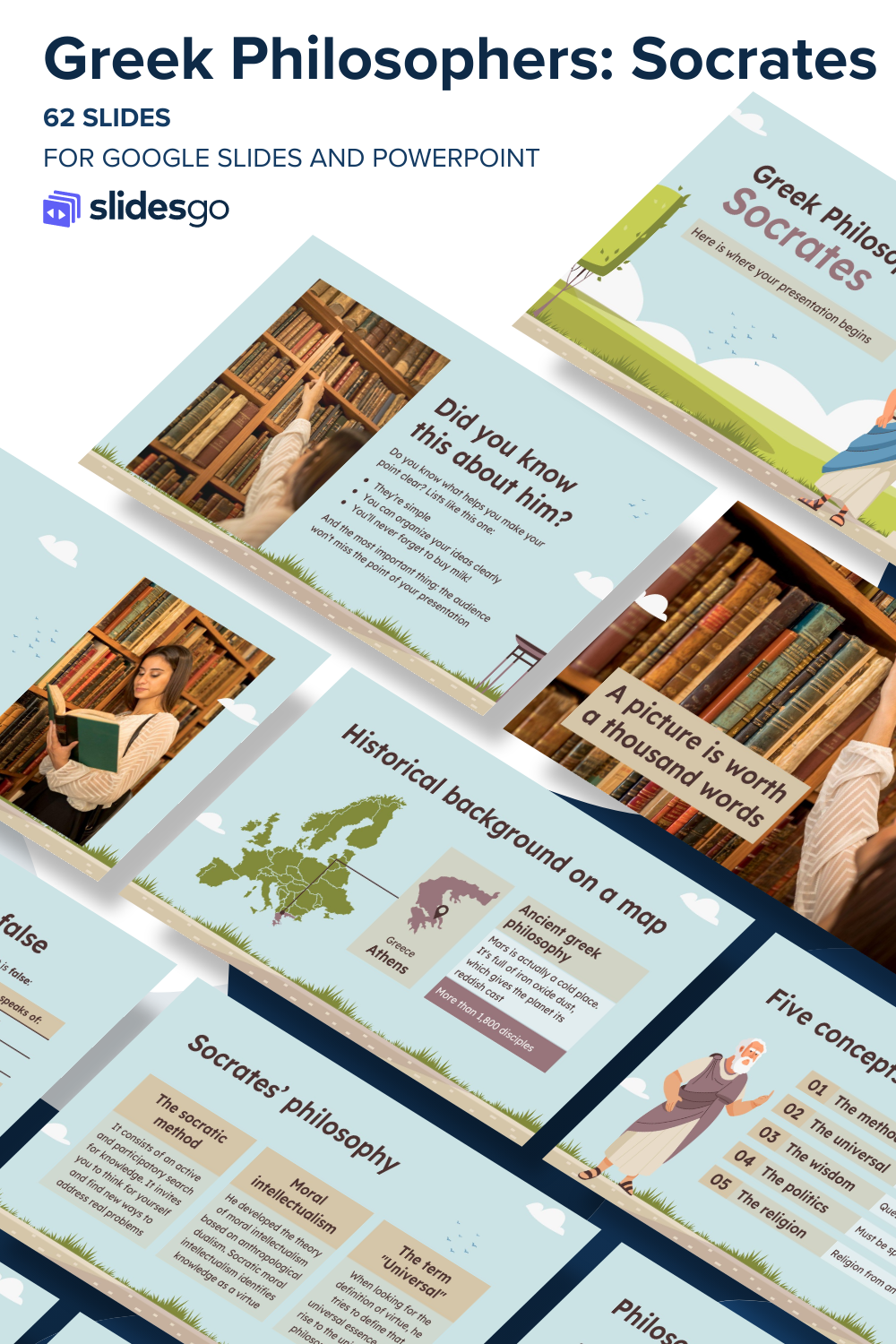 Greek Philosophers: Socrates | Google Slides & PowerPoint