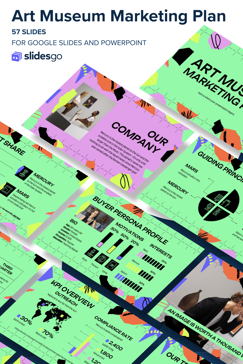 Art Museum Marketing Plan | Google Slides & PowerPoint