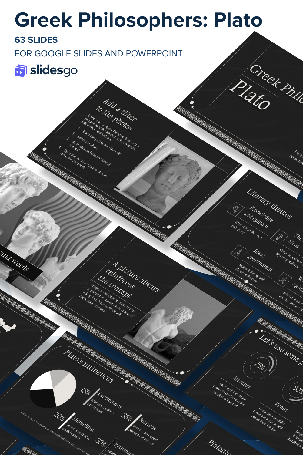 Greek Philosophers: Plato | Google Slides & PowerPoint