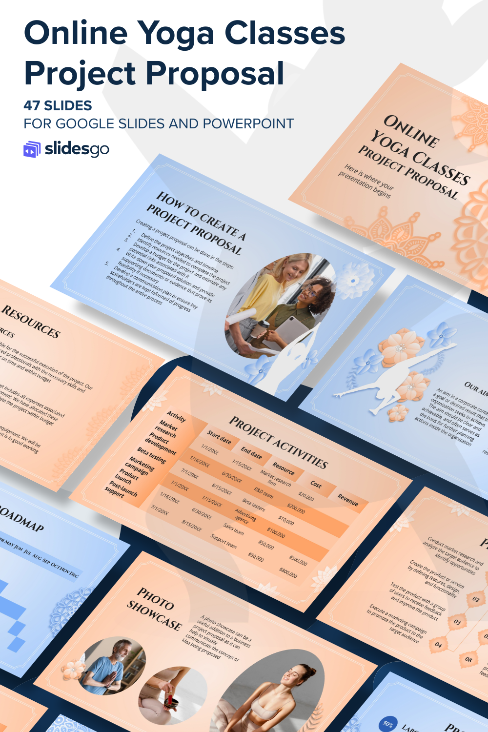 Online Yoga Classes Project Proposal | Google Slides & PPT