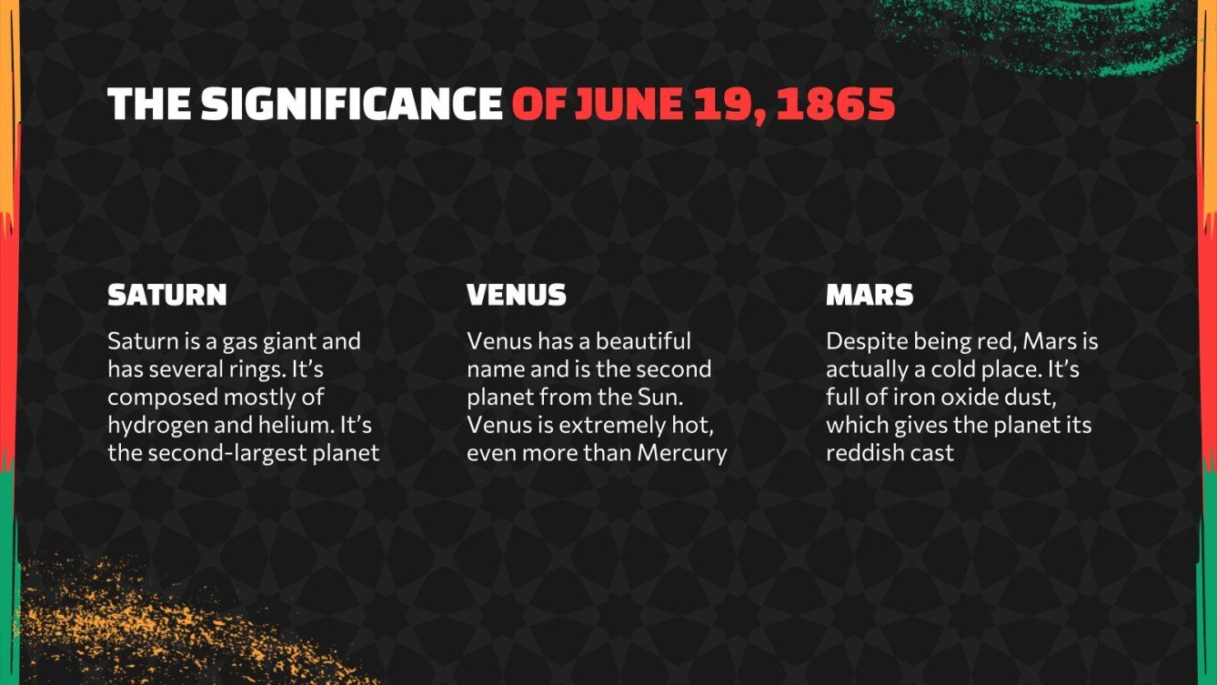 Happy Juneteenth Freedom Day | Google Slides & PowerPoint