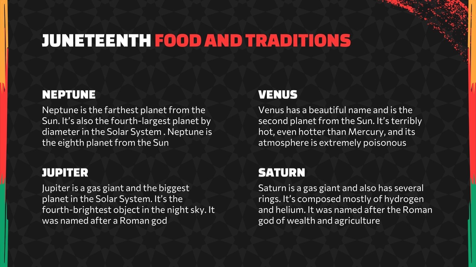 Happy Juneteenth Freedom Day | Google Slides & PowerPoint