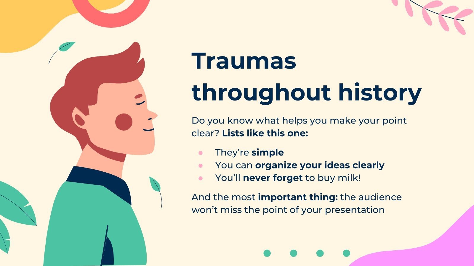Grado en Psicología: Los tipos de traumas | Google Slides