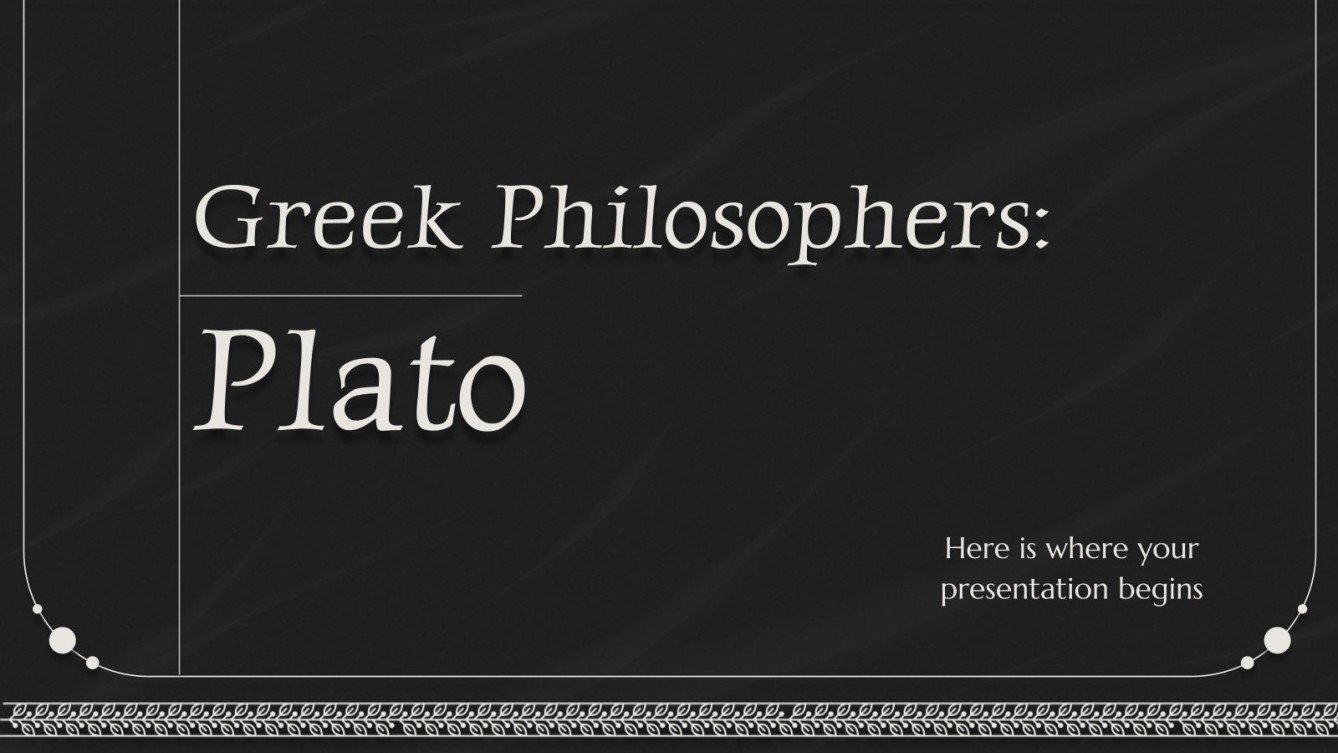 Greek Philosophers: Plato | Google Slides & PowerPoint